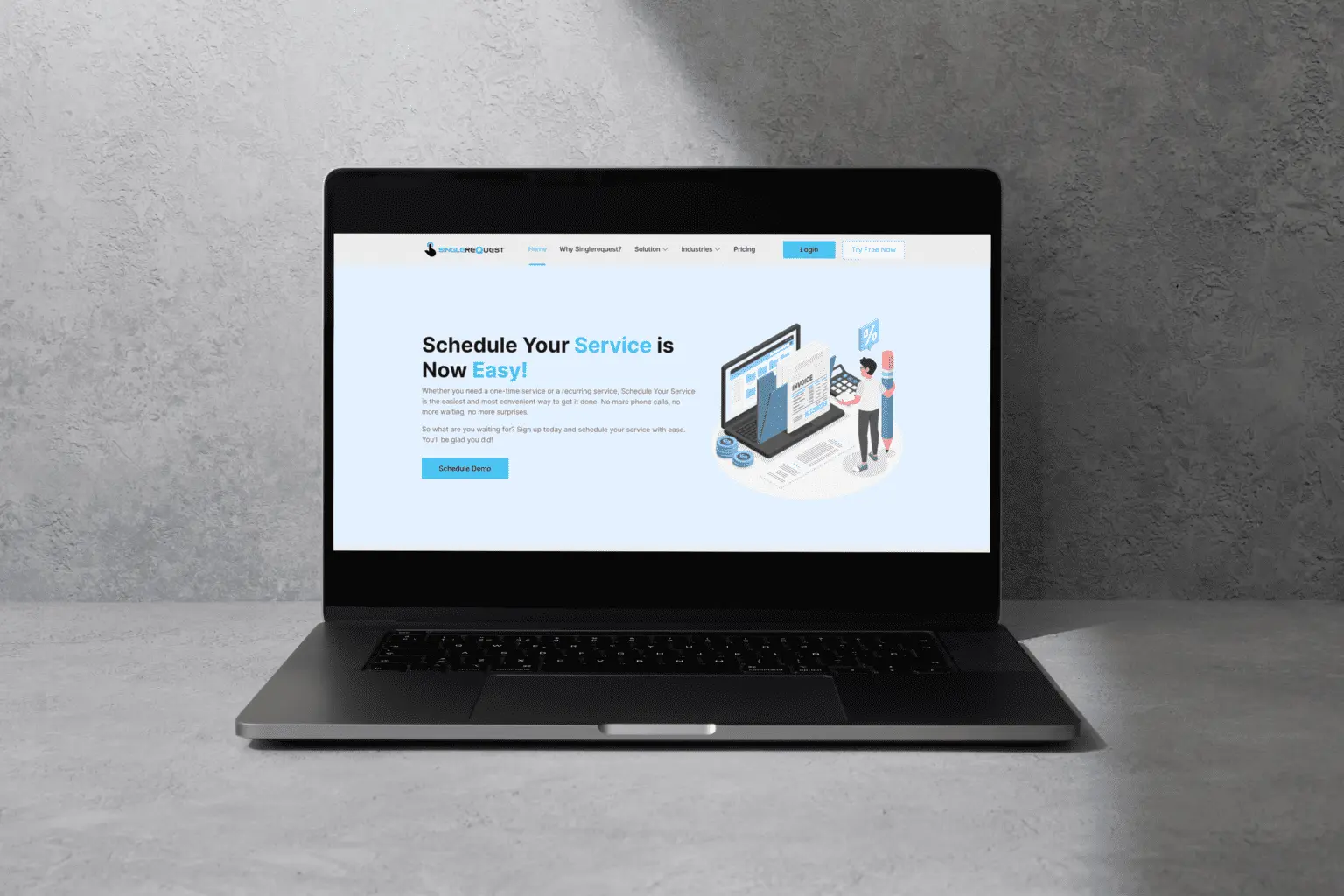 SAAS Platform for Singlerequest - Webzent