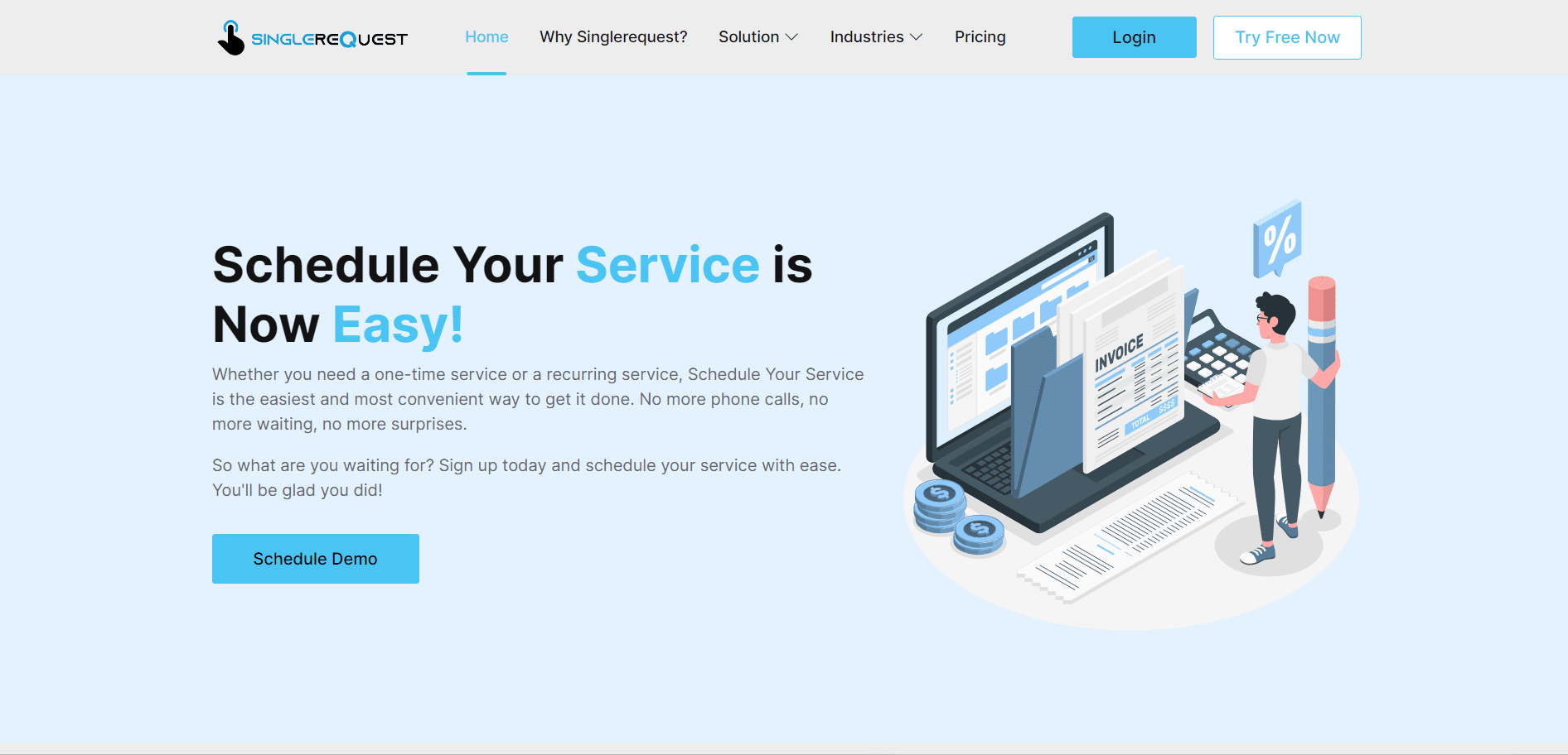 SAAS Platform Singlerequest – Webzent